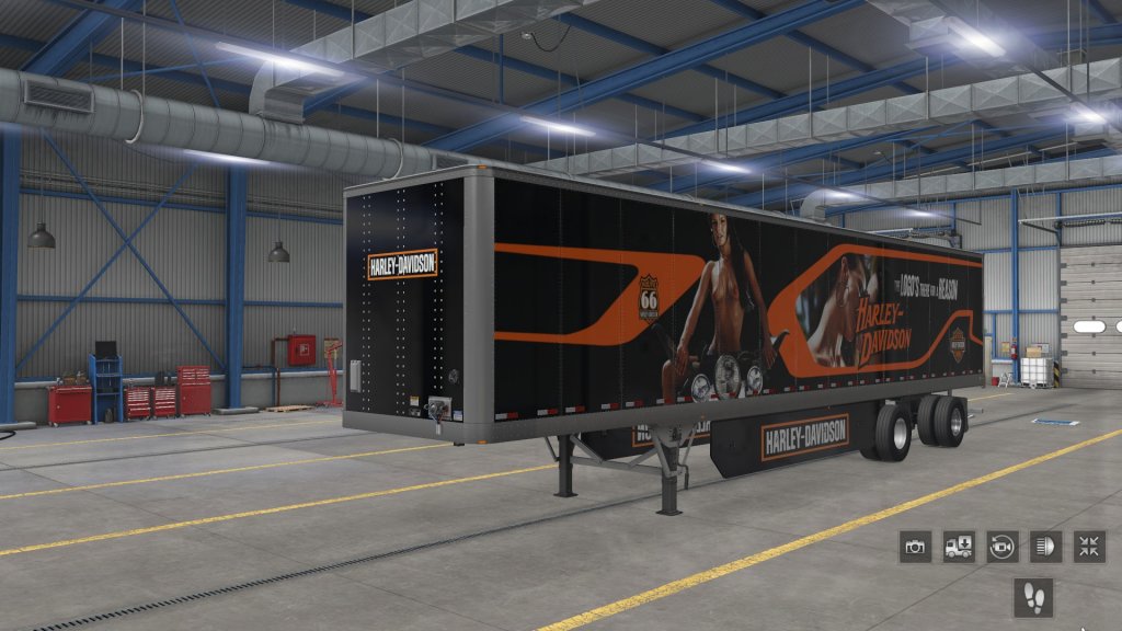 ATS Ownership Box Trailer Harley Davidson | Truck Skins | X-SKIN 엑스스킨