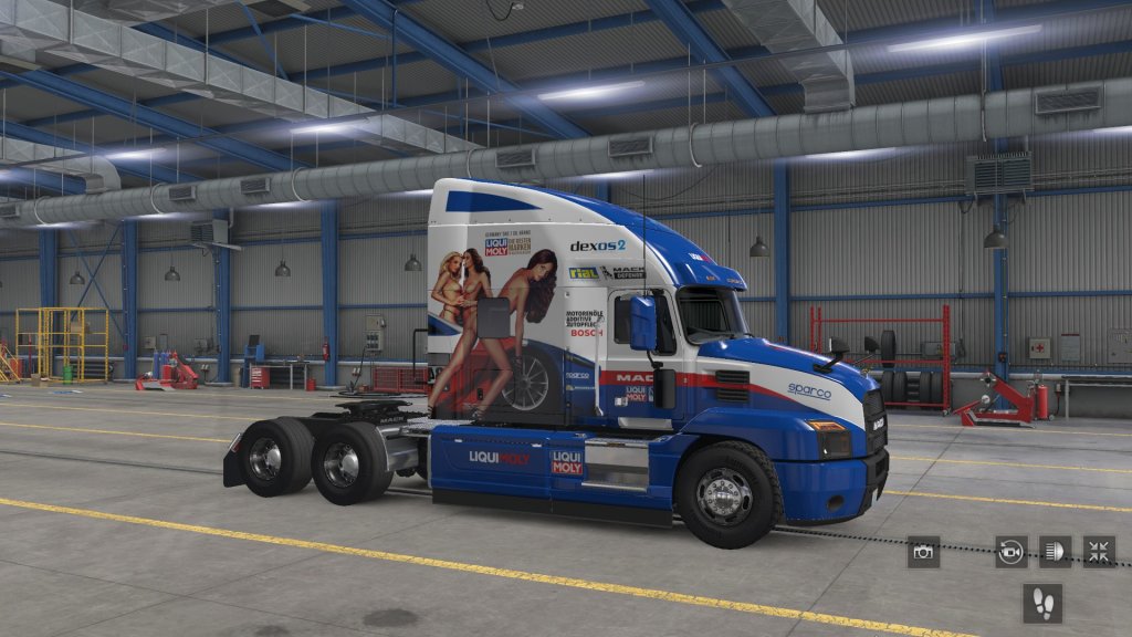 Ats Mack Anthem Liqui Moly 2014 Skins Ets2 Sexy Skins Truck Skins X Skin 엑스스킨